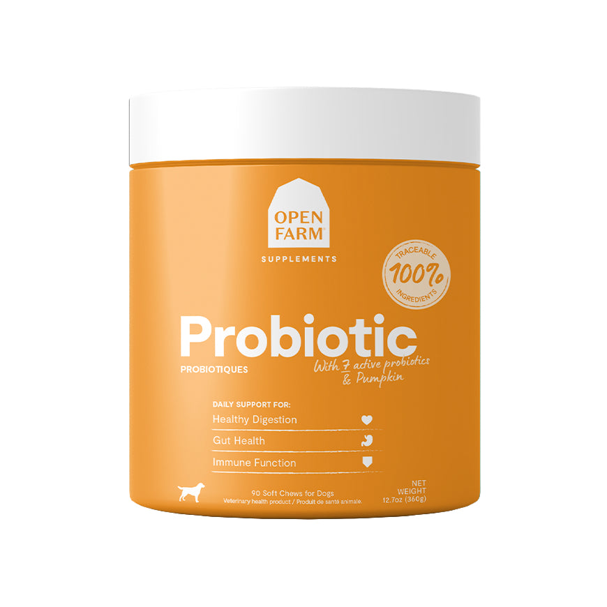 Open Farm Probiotic Supplement Chews for Dogs